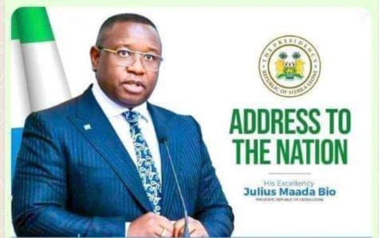President Maada Bio declares state of emergency for kush and substance ...